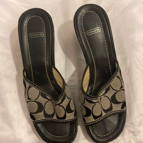 Coach | Shoes | Coach Wedge Sandel | Poshmark
